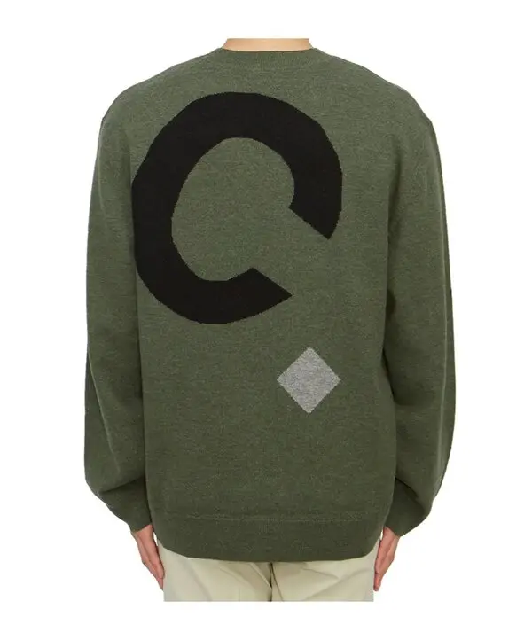 A.p.c. Logo Embroidered Knit Jumper