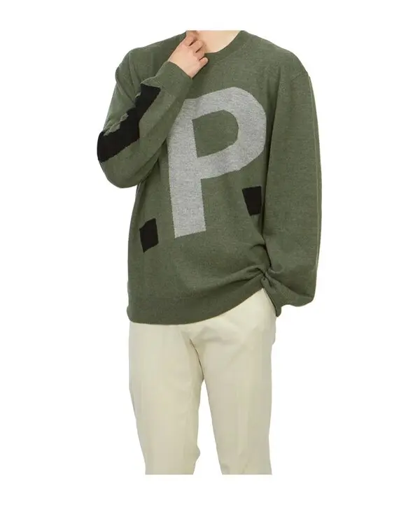 A.p.c. Logo Embroidered Knit Jumper