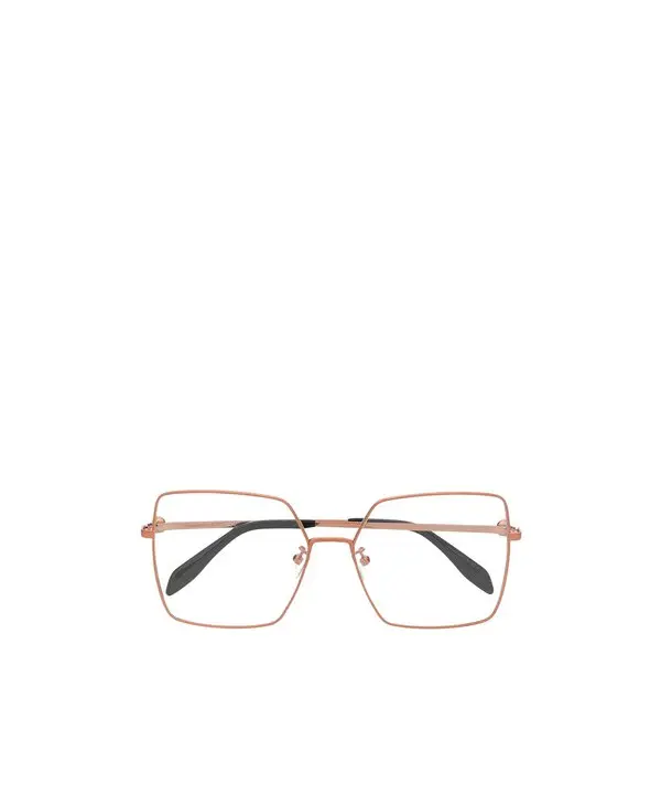 Alexander McQueen Oversize Frame Eyeglasses - Nude