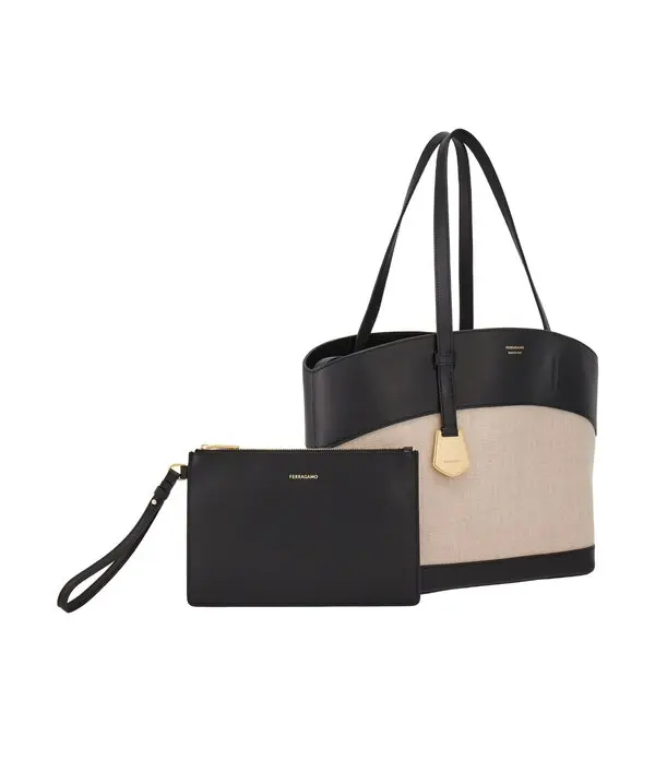 FERRAGAMO Tote Bag With Removable Pouch