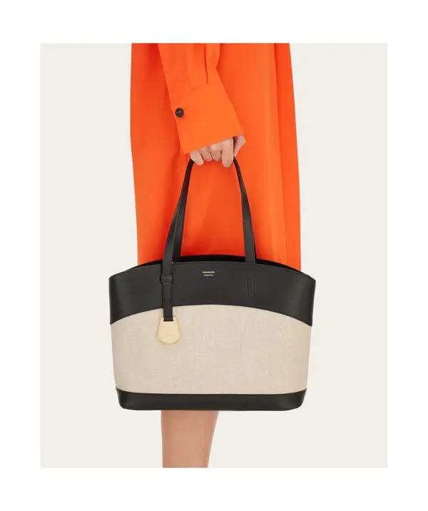 FERRAGAMO Tote Bag With Removable Pouch