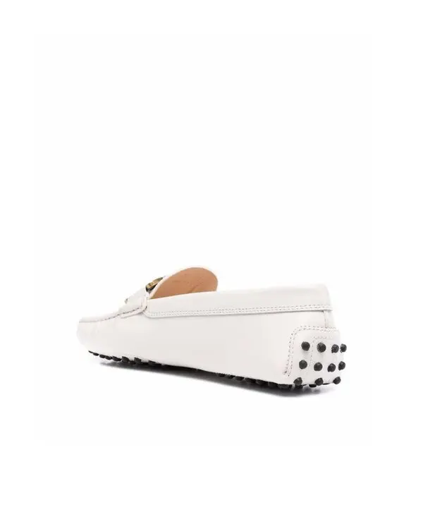 TOD'S Kate Logo Engraved Leather Loafers
