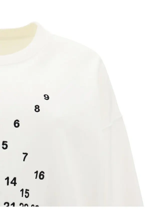 MAISON MARGIELA Crewneck Sweatshirt With Graphic Print