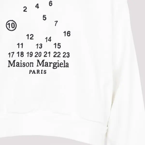 MAISON MARGIELA Crewneck Sweatshirt With Graphic Print