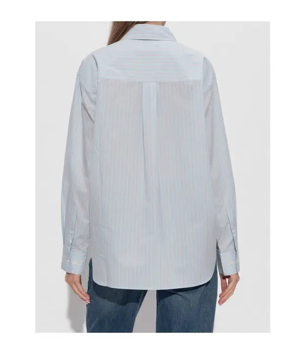 SAMSOE SAMSOE Striped Pocket Shirt