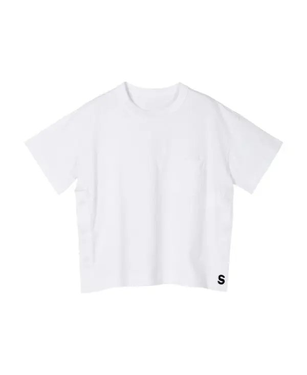 Sacai Logo Plaque Crewneck T-shirt