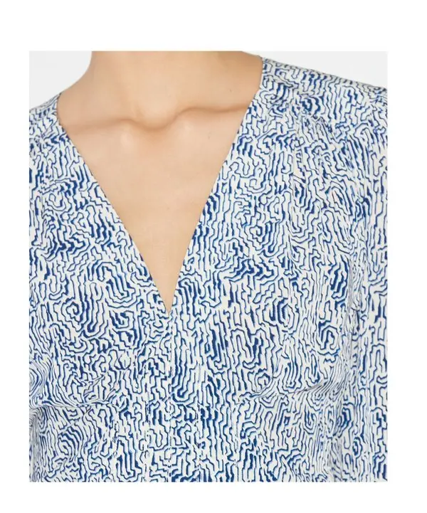 Isabel Marant Étoile Graphic Print V-neck Shirt