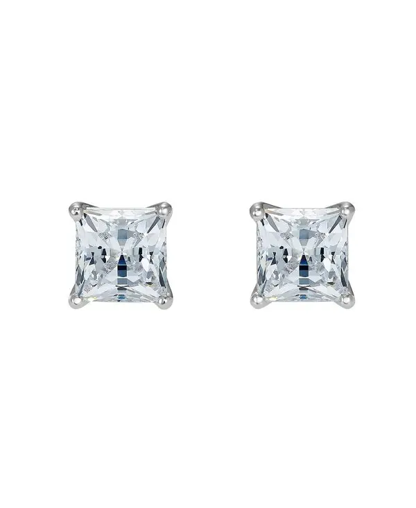 SWAROVSKI Square Cut Stud Earrings - White
