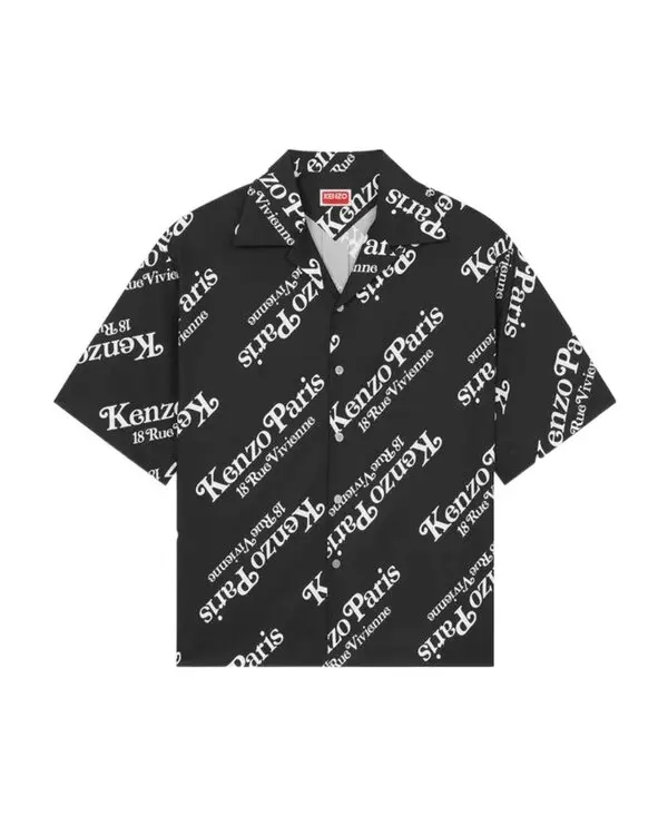 Kenzo Monogram Printed Buttoned Shirt