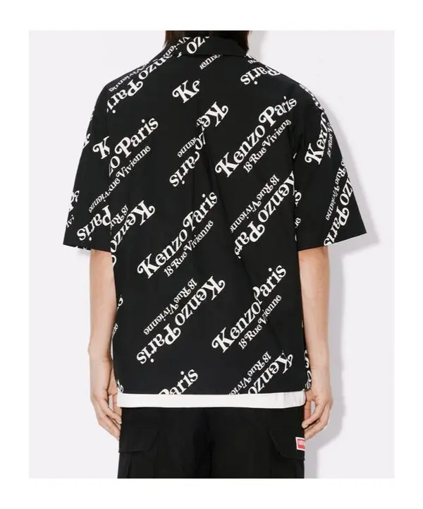 Kenzo Monogram Printed Buttoned Shirt