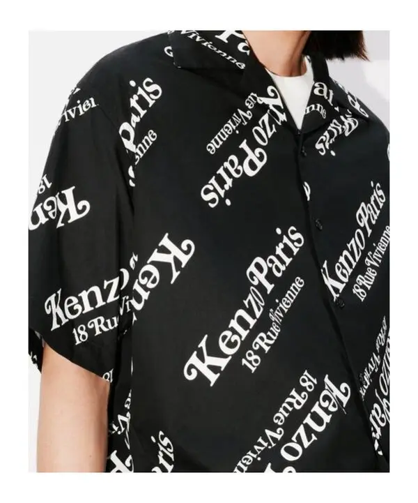 Kenzo Monogram Printed Buttoned Shirt