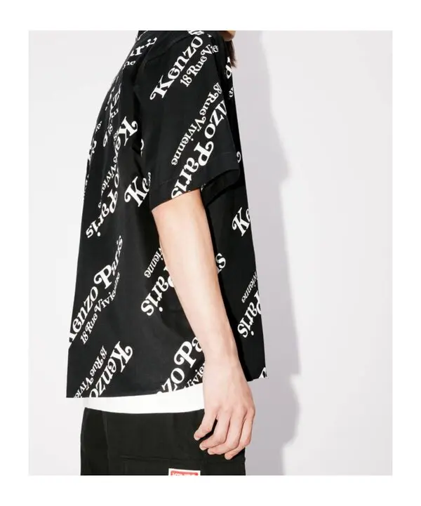 Kenzo Monogram Printed Buttoned Shirt