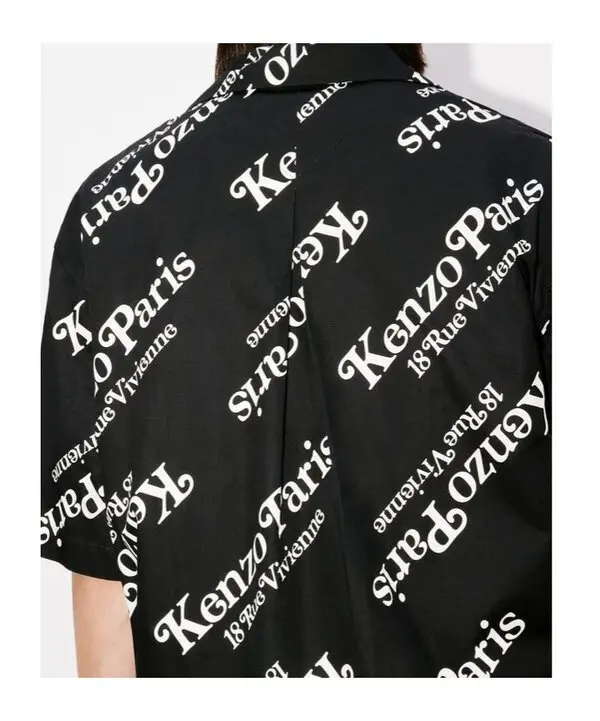 Kenzo Monogram Printed Buttoned Shirt