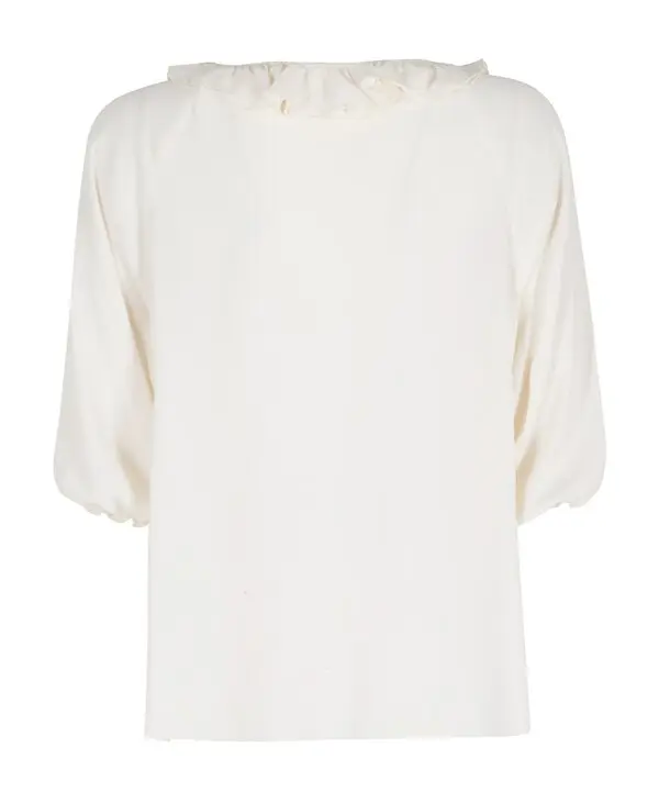 Seventy V-neck Ruffle Shirt