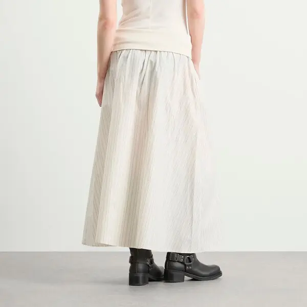 SAMSOE SAMSOE Sathea Striped Maxi Skirt