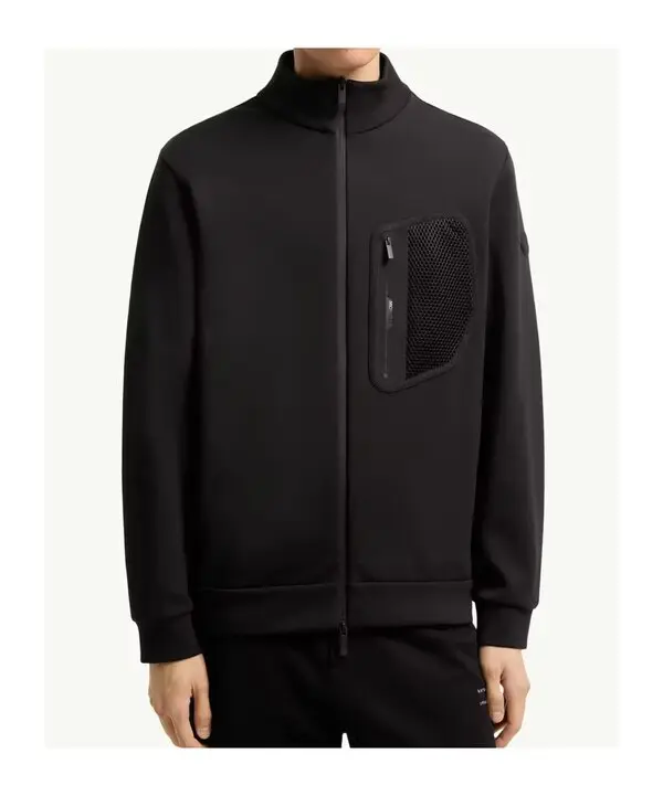 Moncler Logo Detail Zip-up Sweatshirt