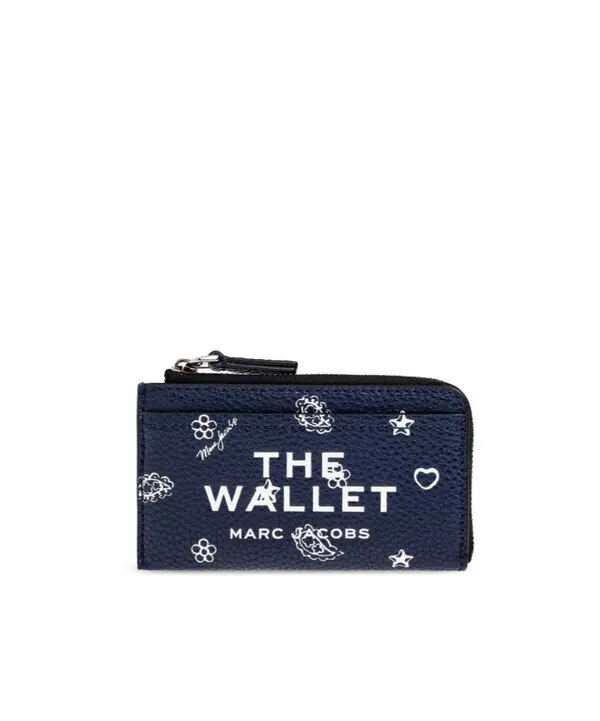 Marc Jacobs Logo Zipper Card Holder