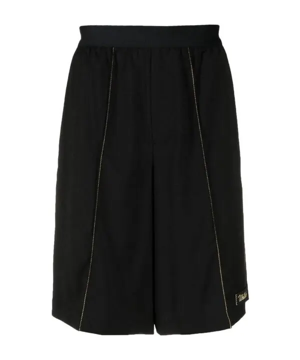 We11Done Contrast Stitching Sports Shorts