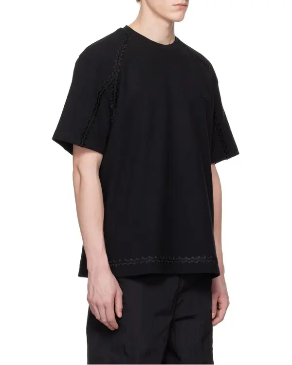 WOOYOUNGMI Line Embroidery T-shirt