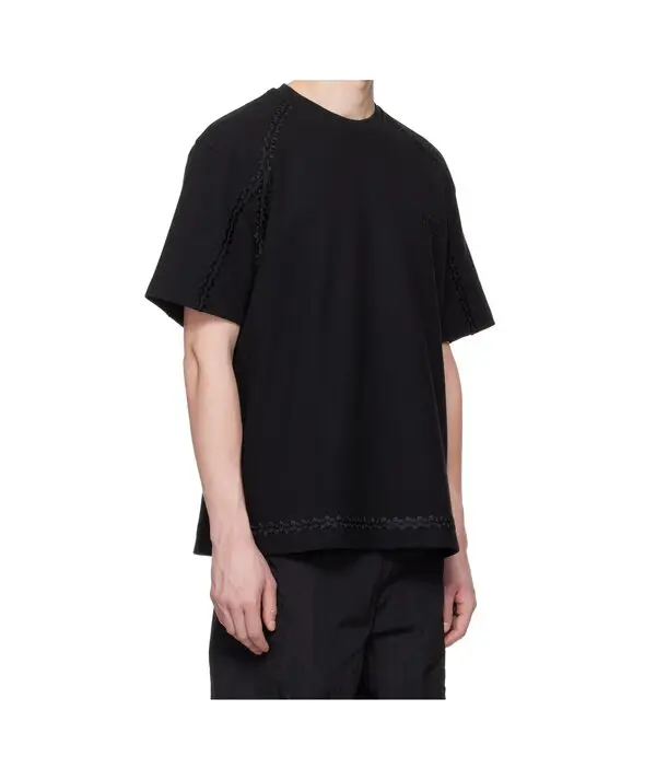 WOOYOUNGMI Line Embroidery T-shirt