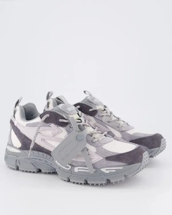 Off-White Arrow Appliqué Lace-up Sneakers - Grey