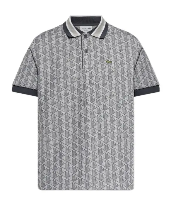 Lacoste Geometric Pattern Polo Shirt