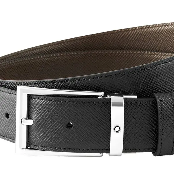 Montblanc Double-sided Buckle Belt - Black