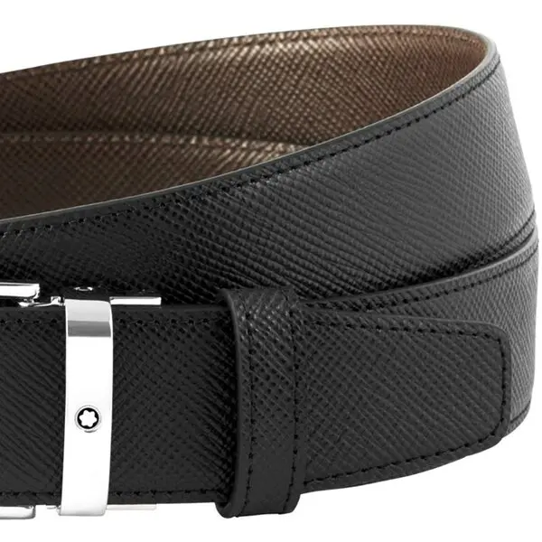 Montblanc Double-sided Buckle Belt - Black