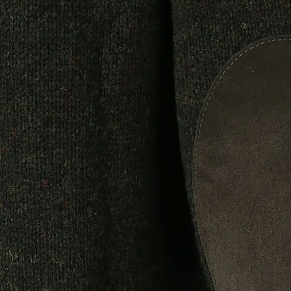 MAISON MARGIELA Crewneck Jumper With Suede Elbow Patches