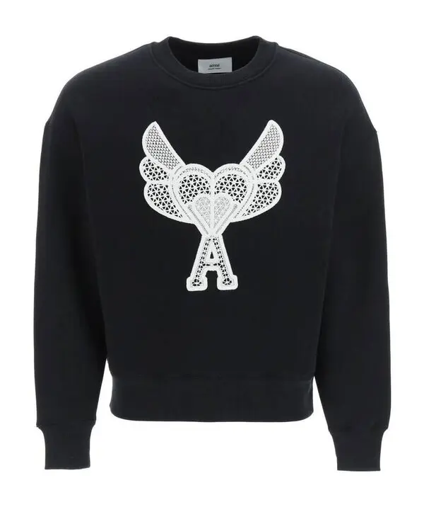 Ami De Coeur Embroidered Sweatshirt