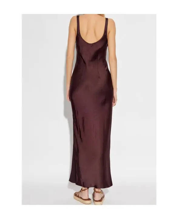 SAMSOE SAMSOE Sanuna Square-neck Split Maxi Dress