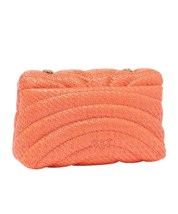 Pinko Mini Love Puff Chain Linked Crossbody Bag