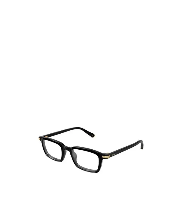 Cartier Rectangular Frame Eyeglasses - Black