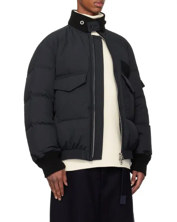 Sacai Rip Stop Puffer Jacket