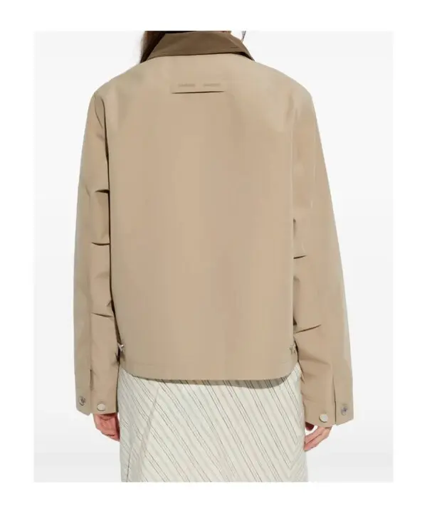 SAMSOE SAMSOE Corduroy-collar Jacket - Greige