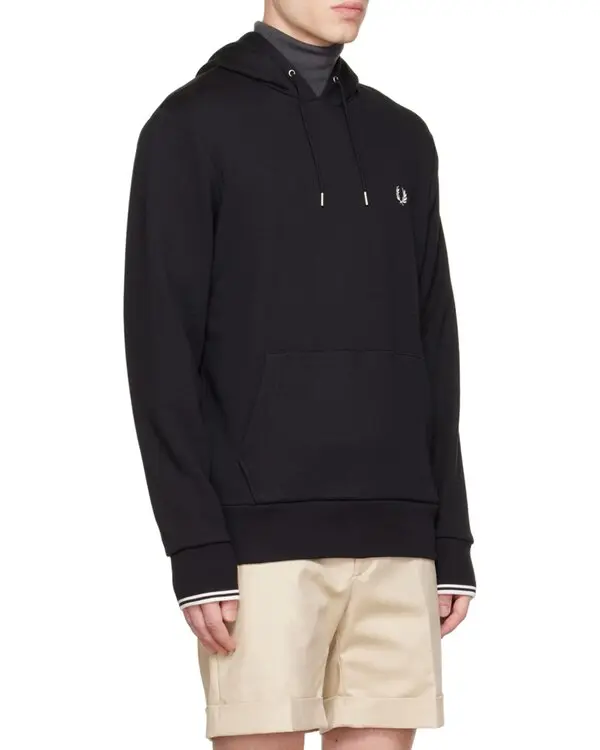 Fred Perry Tipped Hooded Sweatshirt