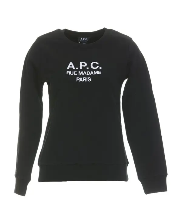 A.p.c. Logo Embroidered Crewneck Sweatshirt