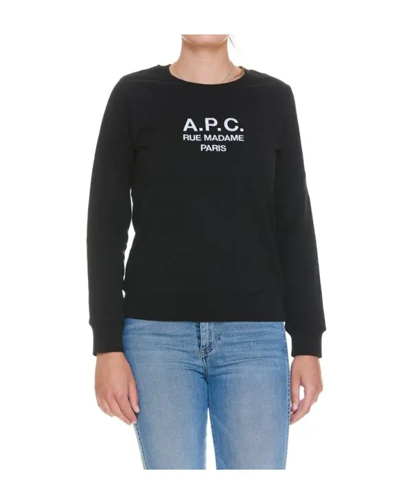 A.p.c. Logo Embroidered Crewneck Sweatshirt