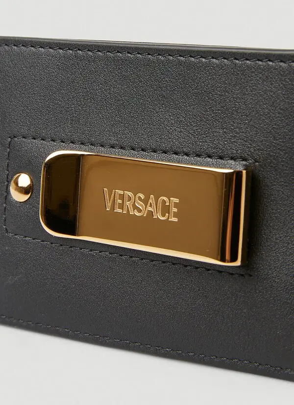 Versace Medusa Logo Detailed Card Holder