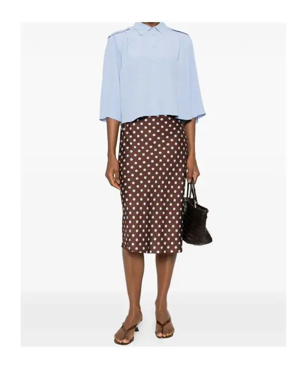 TWINSET Button Shoulder Blouse