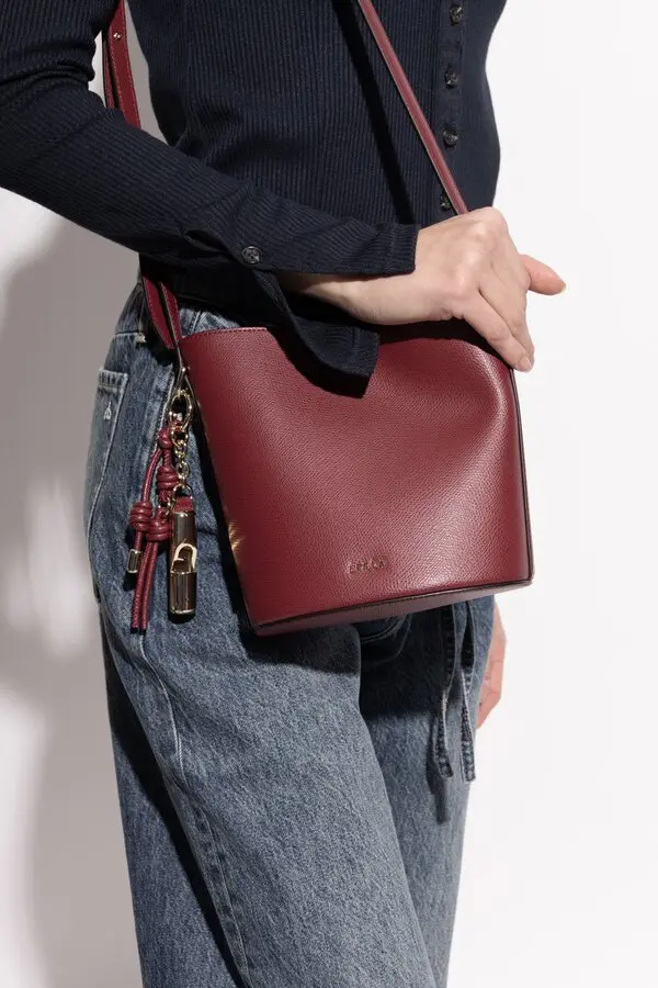 Furla Logo Bucket Shoulder Bag