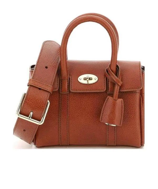 Mulberry Bayswater Logo-engraved Mini Satchel Bag