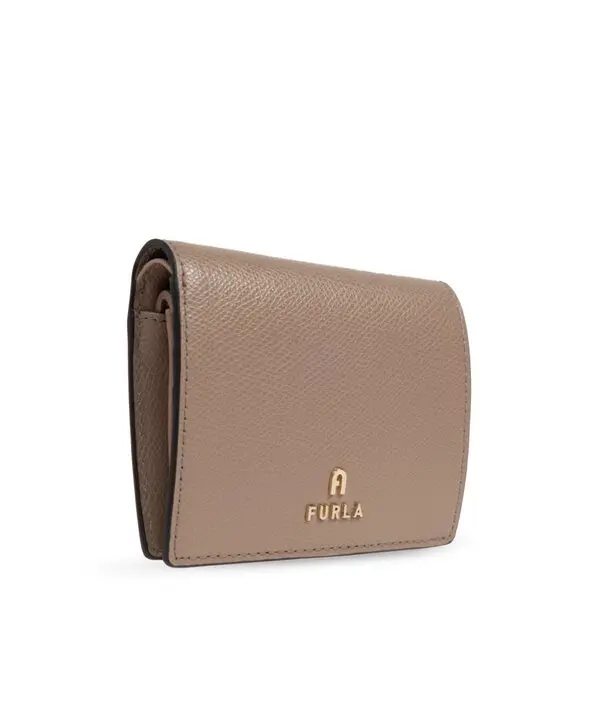 Furla Small Camelia Logo-plaque Bifold Wallet - Brown