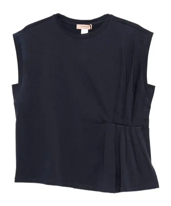 TWINSET Sleeveless Top With Pleated Detail