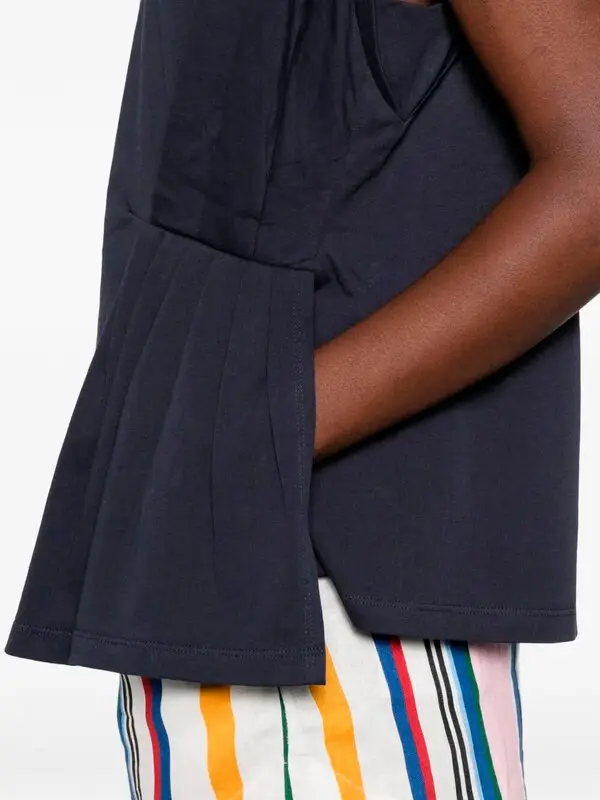 TWINSET Sleeveless Top With Pleated Detail