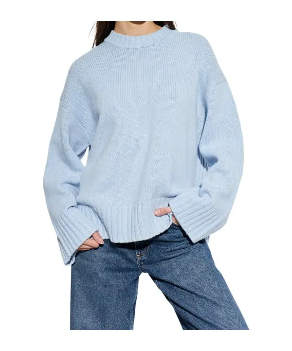 SAMSOE SAMSOE Samsøe Samsøe Ribbed Crew Neck Pullover