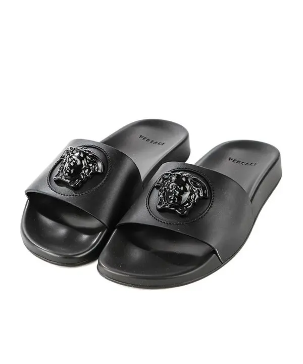 Versace Flat Slip-on Sandals