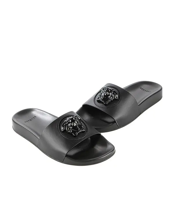 Versace Flat Slip-on Sandals