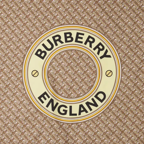 Burberry Montage-print Silk Scarf - Nude