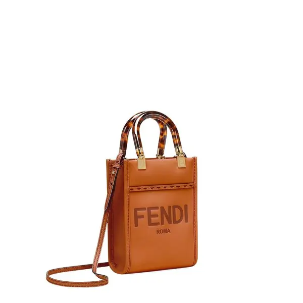 Fendi Sunshine Mini Shopper Tote Bag